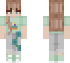 girl with buns | Minecraft Skins