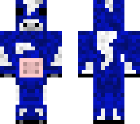 Minecraft Blue Cow Skin