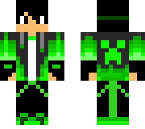 neon creeper | Minecraft Skins