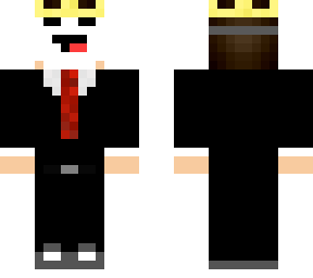 derp person with mask/crown | Minecraft Skin