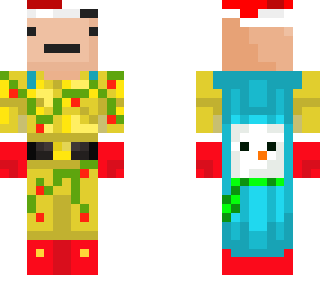 Derpy Saitama Christmas | Minecraft Skin