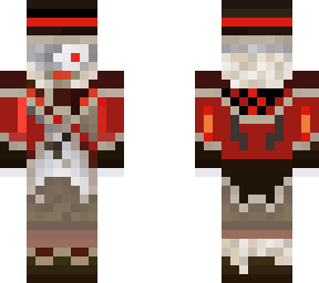 Fatui Skirmisher Pyroslinger | Minecraft Skin