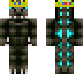 Godzilla with Technoblade's Crown | Minecraft Skin