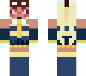 Hatsune Beeku (Unshaded) | Minecraft Skin