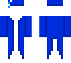 Male Graduation Gown Unzipped Base | Minecraft Skin