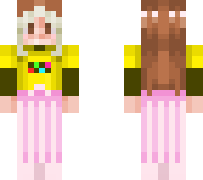 niceglitchy NORMAL OUTFIT (dyed hair) | Minecraft Skin