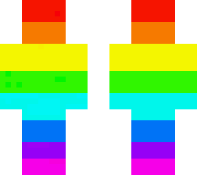 rainbow person | Minecraft Skin