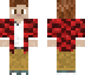 Red Plaid | Minecraft Skin