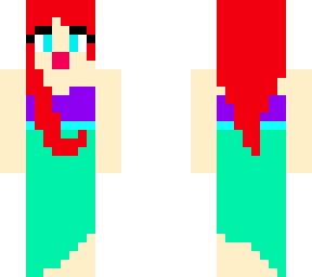 Screaming Ariel | Minecraft Skin