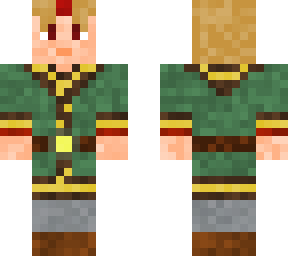 Young Fire Villager | Minecraft Skin