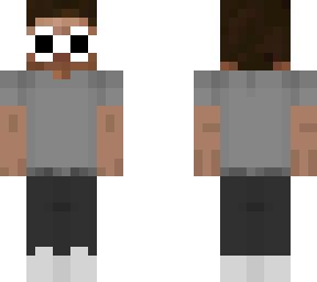 grey steve | Minecraft Skins