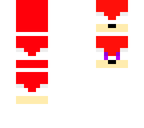 how to make a knuckles pfp(my style) | Minecraft Skin