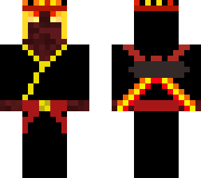 king magma ninja cube | Minecraft Skin