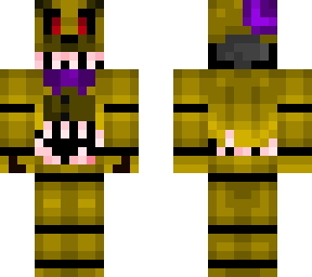 Nightmare Fredbear | Minecraft Skin