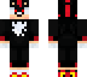 shadow the hedgehog | Minecraft Skins