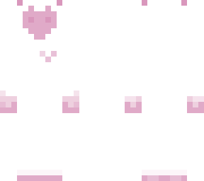 White Heart Skin | Minecraft Skin