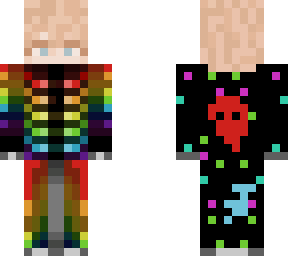 ~~ rainbow drippy ~~ | Minecraft Skin