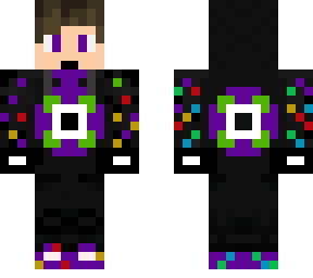 animatronic colorful purple skin | Minecraft Skin