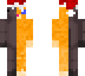 black axolotl & orange axlolotl Christmas | Minecraft Skin
