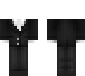 Black-Dark suit base. | Minecraft Skin