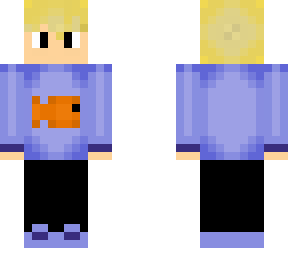 Fish Hoodie Gamer | Minecraft Skin