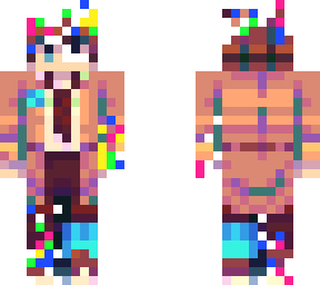 glitched recolour of someone's character | Minecraft Skin