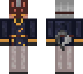 nemy without coat with mask | Minecraft Skin