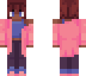 Pink Cardigan | Minecraft Skin
