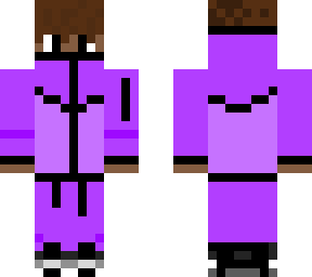 Purple Tech Fleece | Minecraft Skin