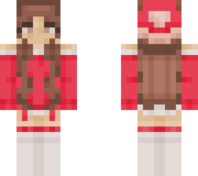 Red elf girl | Minecraft Skin