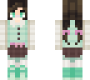 Shubble Mint Mistletoes MCC | Minecraft Skin