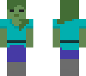 Simple Zombie Alex | Minecraft Skin