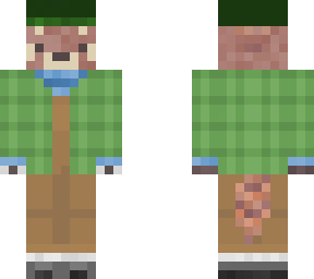 Grover Shootford (Flannel & Cap Edition) [Origins SMP OC] | Minecraft Skin