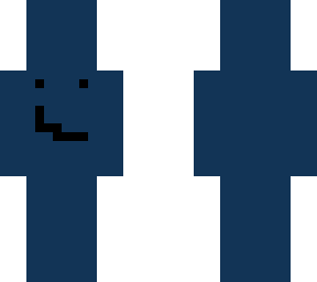 Happy blue man | Minecraft Skin
