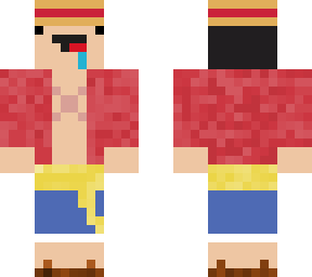 Luffy 3D - One Piece | Minecraft Skin
