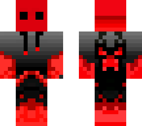 red Mask Gamer | Minecraft Skin