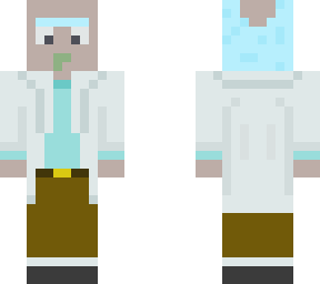 rick sanchez V3 (based on ABd001's work) | Minecraft Skin