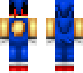 sonic exe cool blue | Minecraft Skins