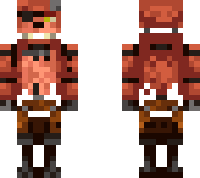 withered foxy | Minecraft Skin