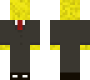 yellow concrete man | Minecraft Skin