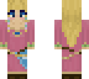 Zelda - Skyward Sword Skyloft Dress | Minecraft Skin
