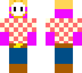Fall Guys | Annie Oakley | Minecraft Skin