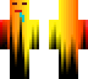 fire noob | Minecraft Skin