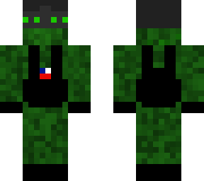 Ghillie suit w/ tactical gear | Minecraft Skin