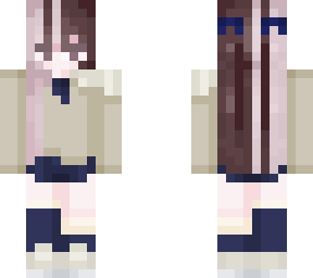 Kay Sakura High uniform | Minecraft Skin
