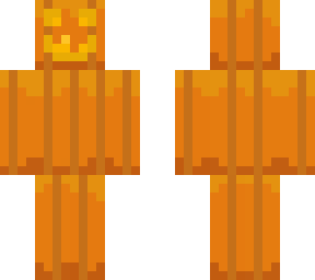The Pumpkinman - Detailed (lit) | Minecraft Skin