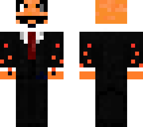agent fire fist fox | Minecraft Skin