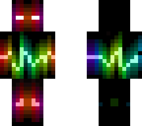 altered rainbow pulse | Minecraft Skin