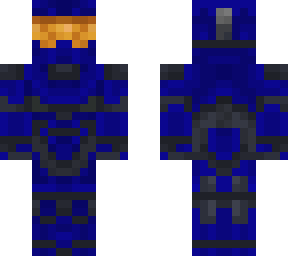 Caboose from red vs blue | Minecraft Skin