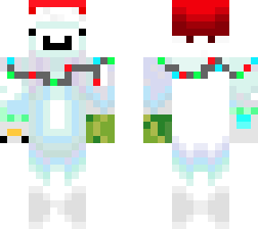 Christmas skin white | Minecraft Skin